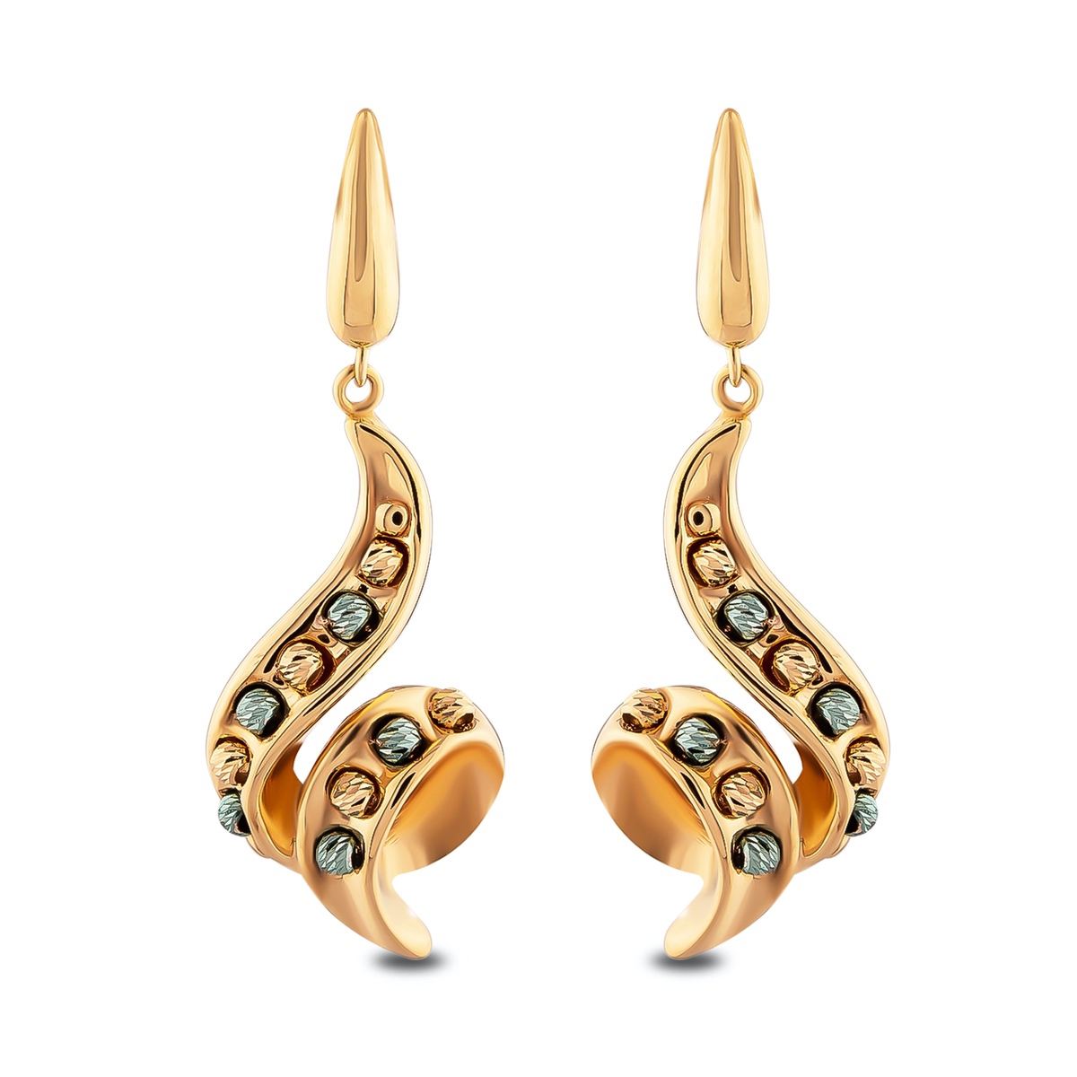 18K Electroform Gold Full Set | INV78 - Turkish Jewellery