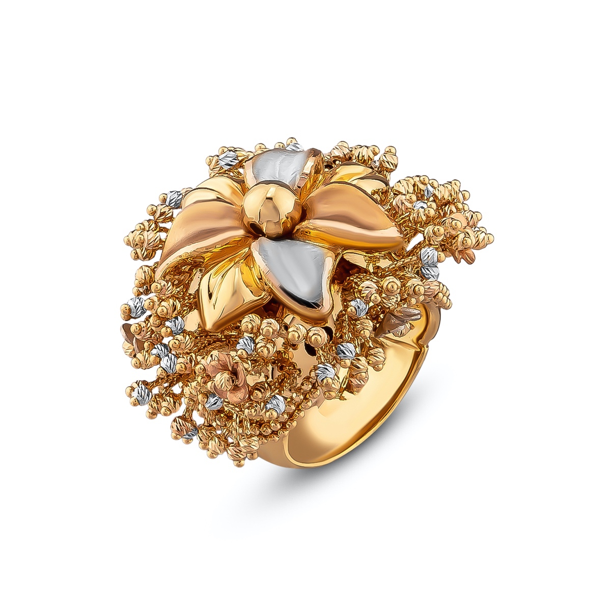 18K Electroform Gold Earring | INV129 - Turkish Jewellery