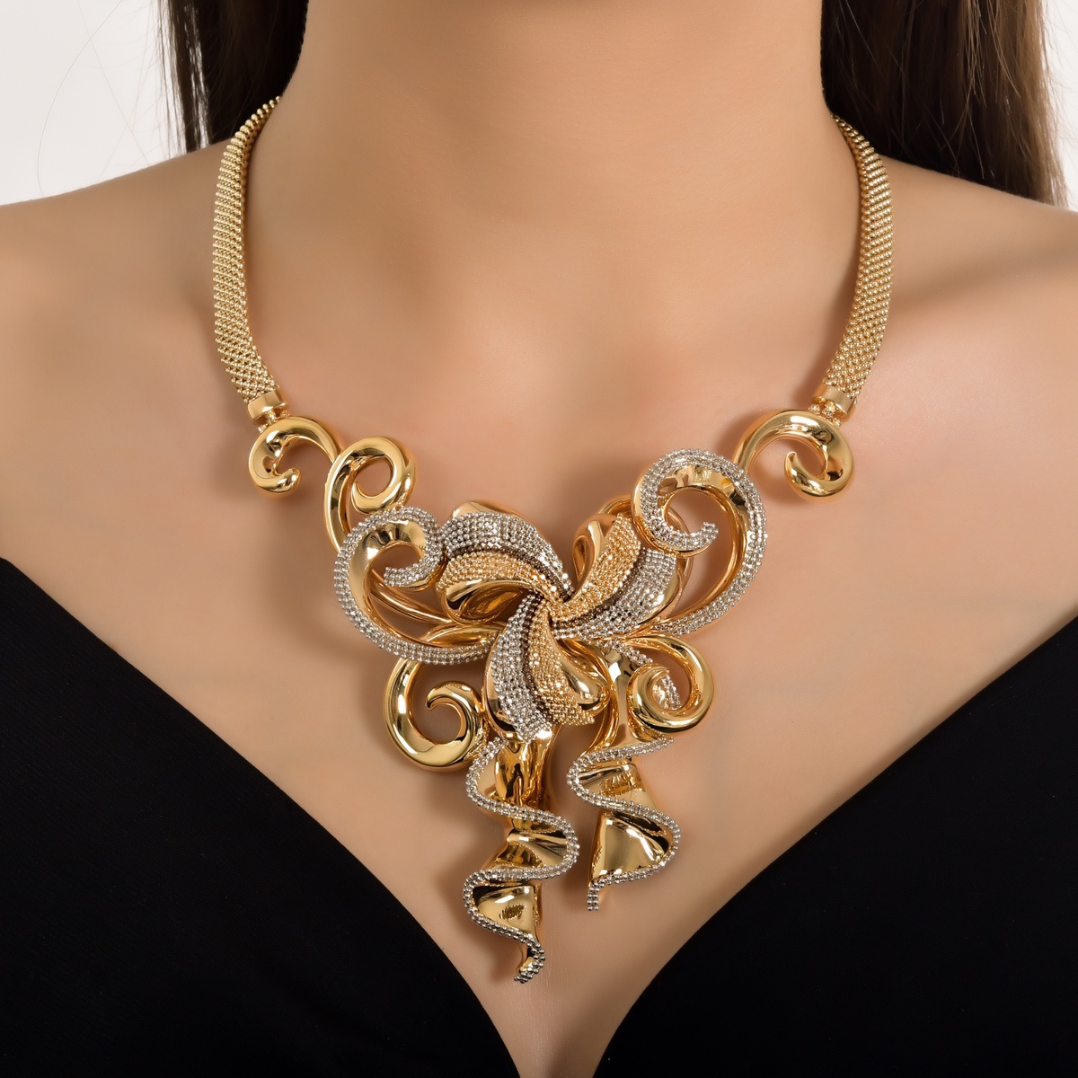 18K Electroform Gold Full Set | INV69 - Turkish Jewellery